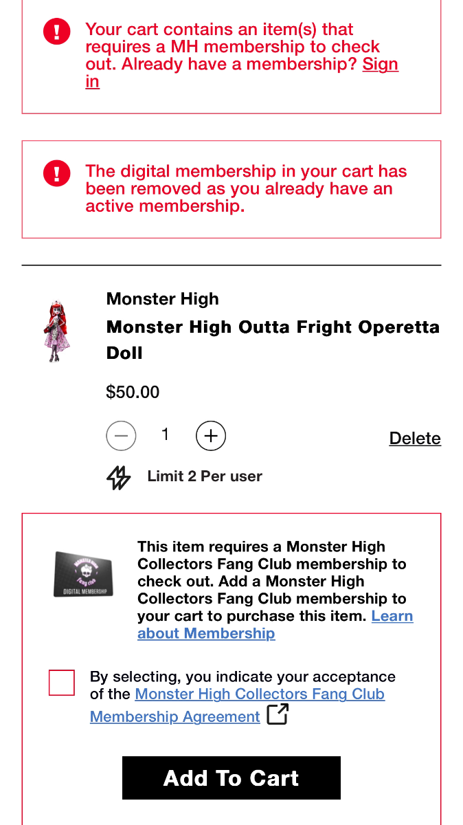 I have fang club membership but can’t access new contest - General ...