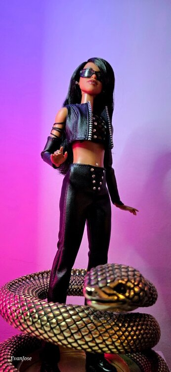Aaliyah doll - Modern Barbie Dolls - Mattel Creations