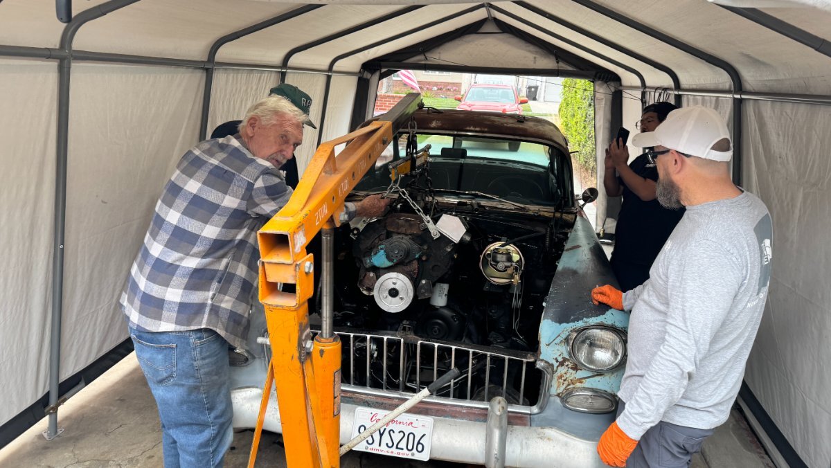 Craig's '55 Chevy engine swap - Real Cars & Real Life Racing - Mattel ...