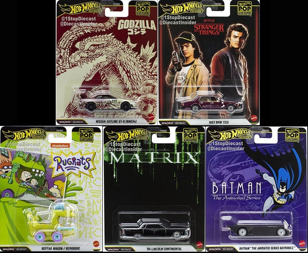 2026 Pop Culture (Mix N) - HWC & Premium/Collectible Series Cars ...