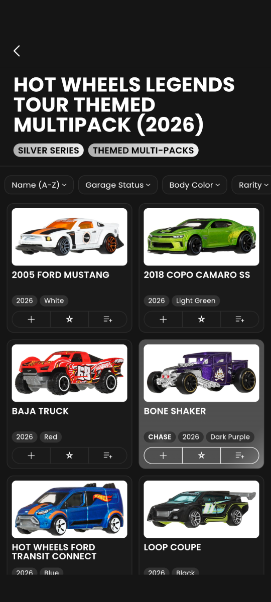 Fake "chases" - Hot Wheels Showcase App - Mattel Creations