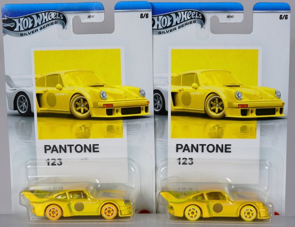 Pantone Porsche variation.... - Variations and Errors - Mattel Creations