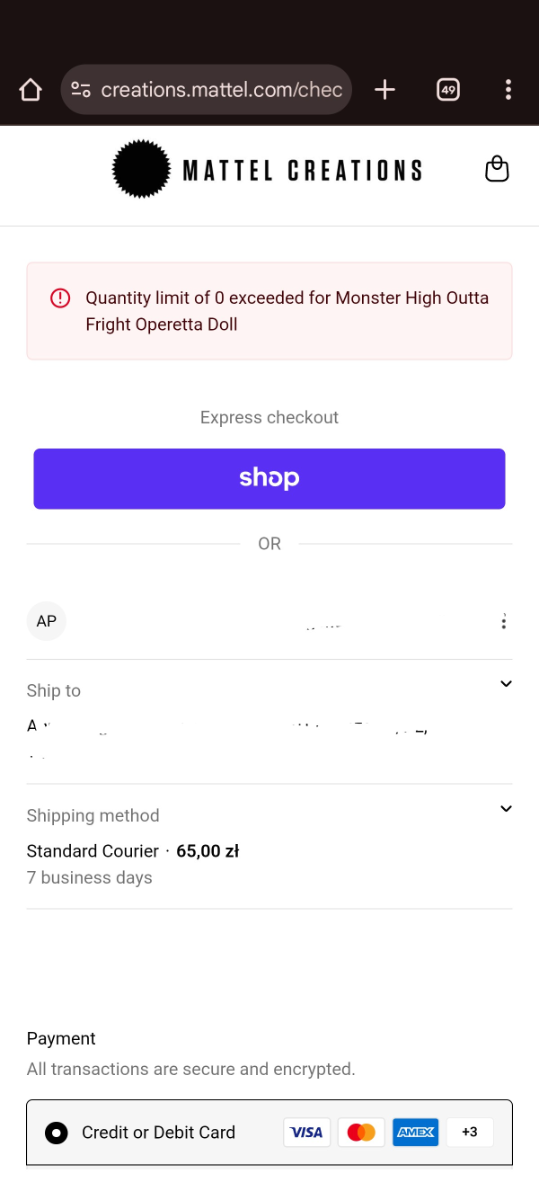 Wrong order received - Page 2 - Customer Support - Mattel Creations