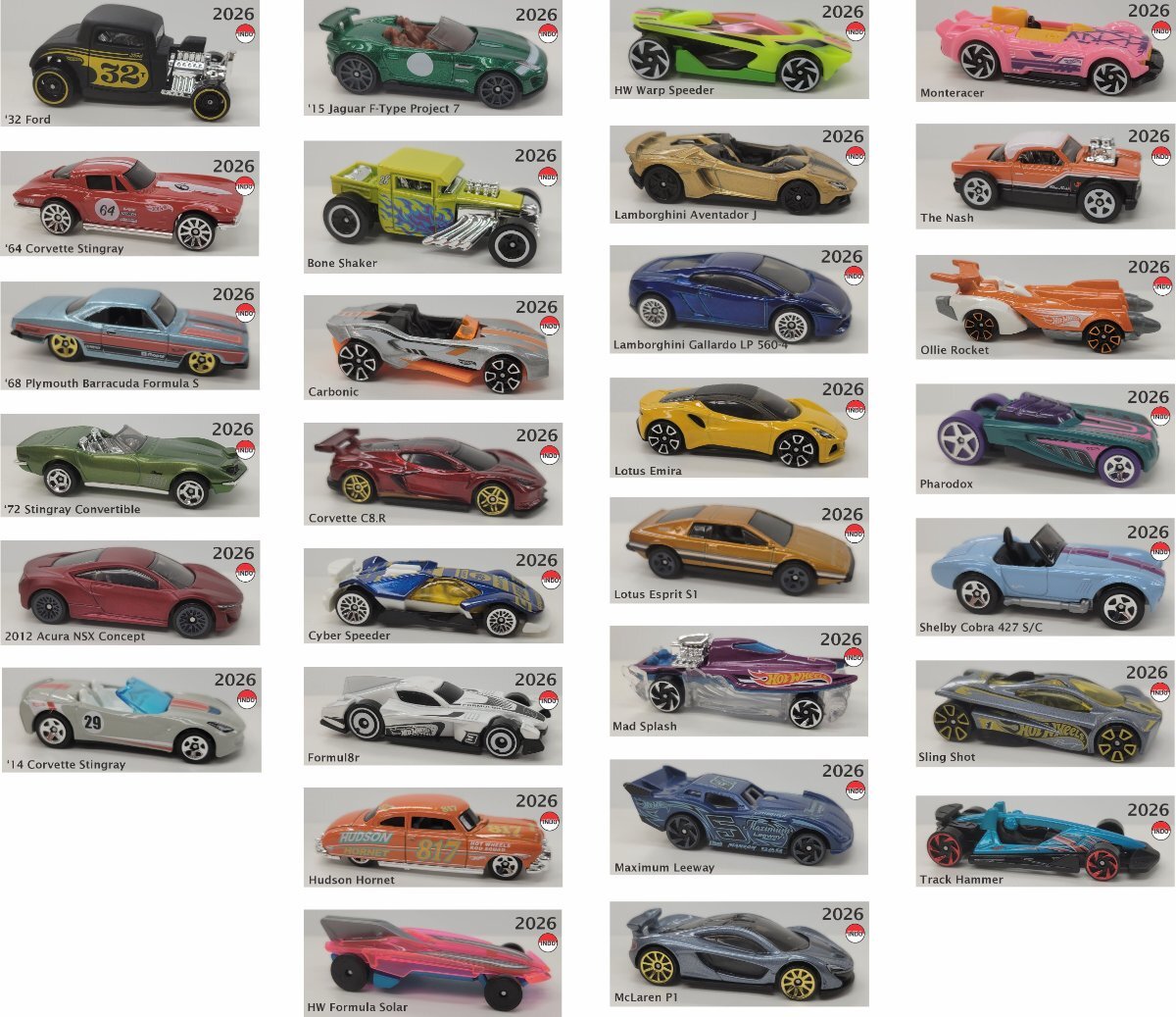 Multi-Pack Model Charts New Official - Page 72 - Hot Wheels Mainline ...