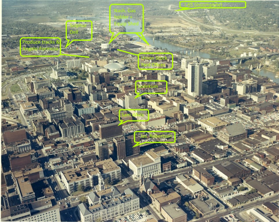 Downtown Nashville - View toward northeast - 1965 - General Photos ...