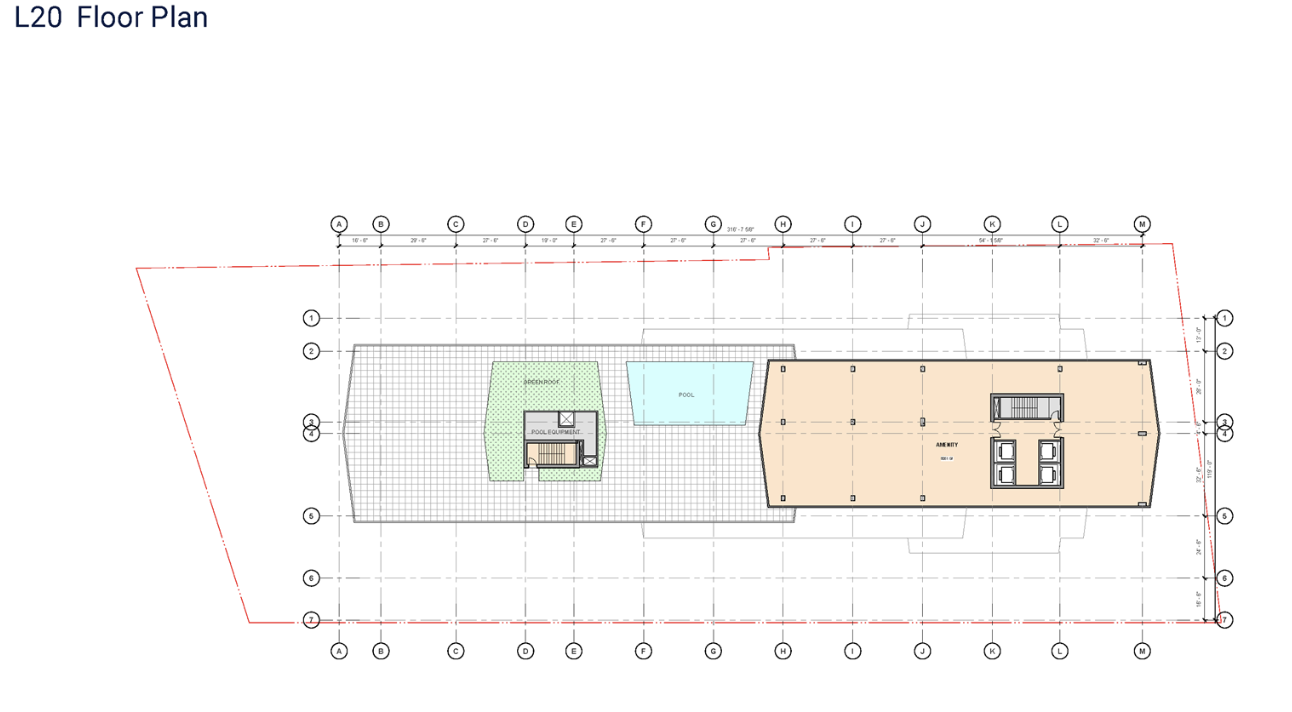1711 Broadway/1740 Division (21 stories, 258', 396 units, 5,900 sq. ft ...