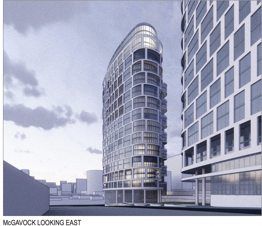 Albion Music Row (28 stories/340'/458 units and 20 stories/250'/392 ...