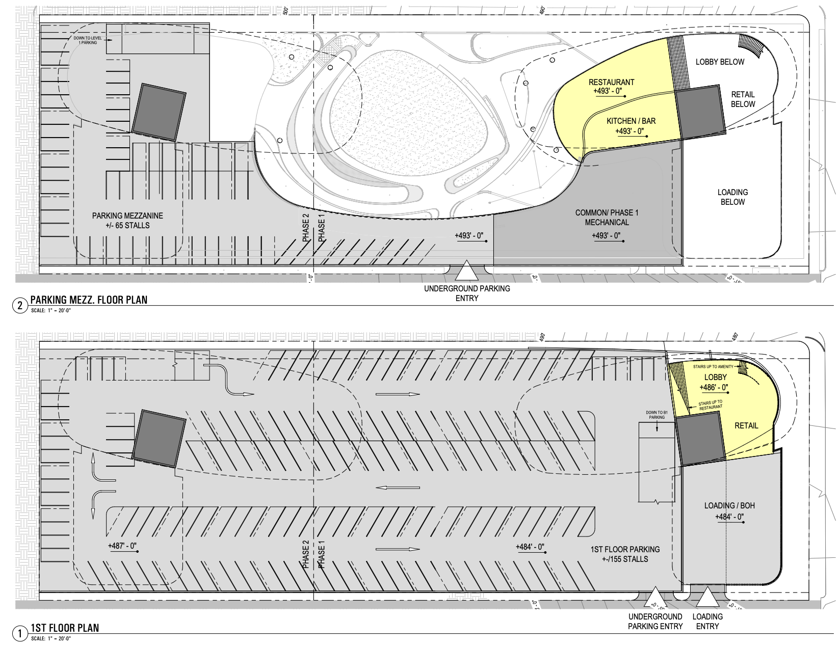 Albion Music Row (28 stories/340'/458 units and 20 stories/250'/392 ...