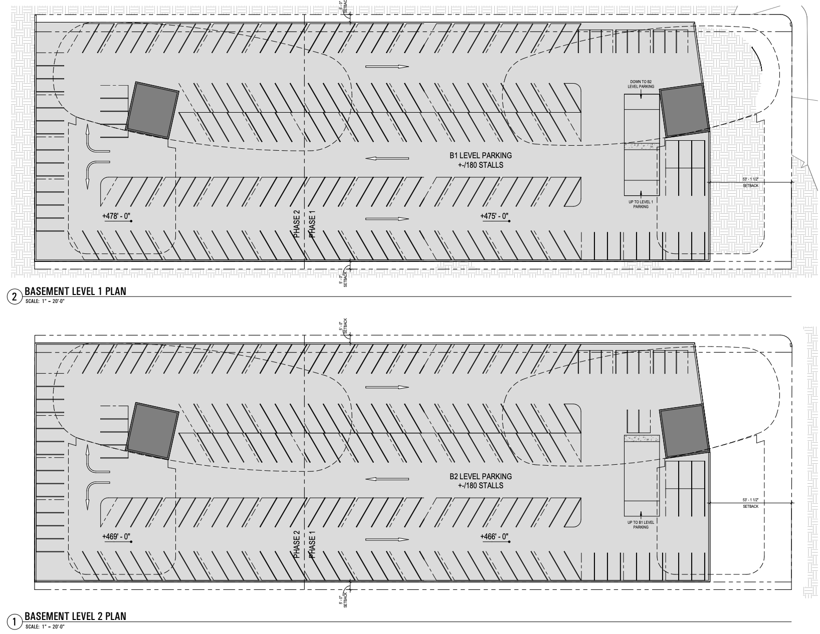 Albion Music Row (28 stories/340'/458 units and 20 stories/250'/392 ...