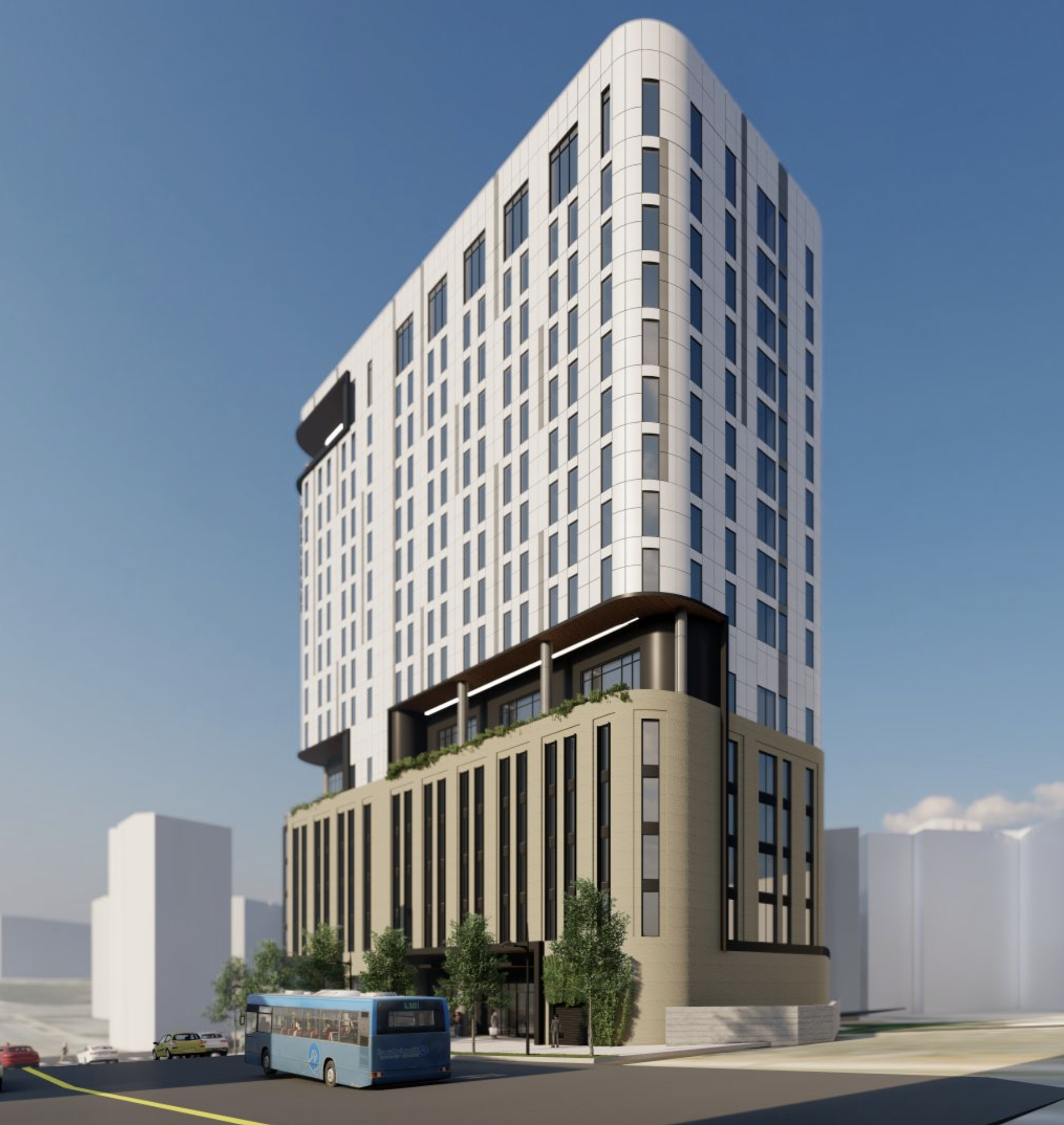 Element Hotel at 536 Lafayette (15 stories/150'; 205 rooms; 4,300 sq ...
