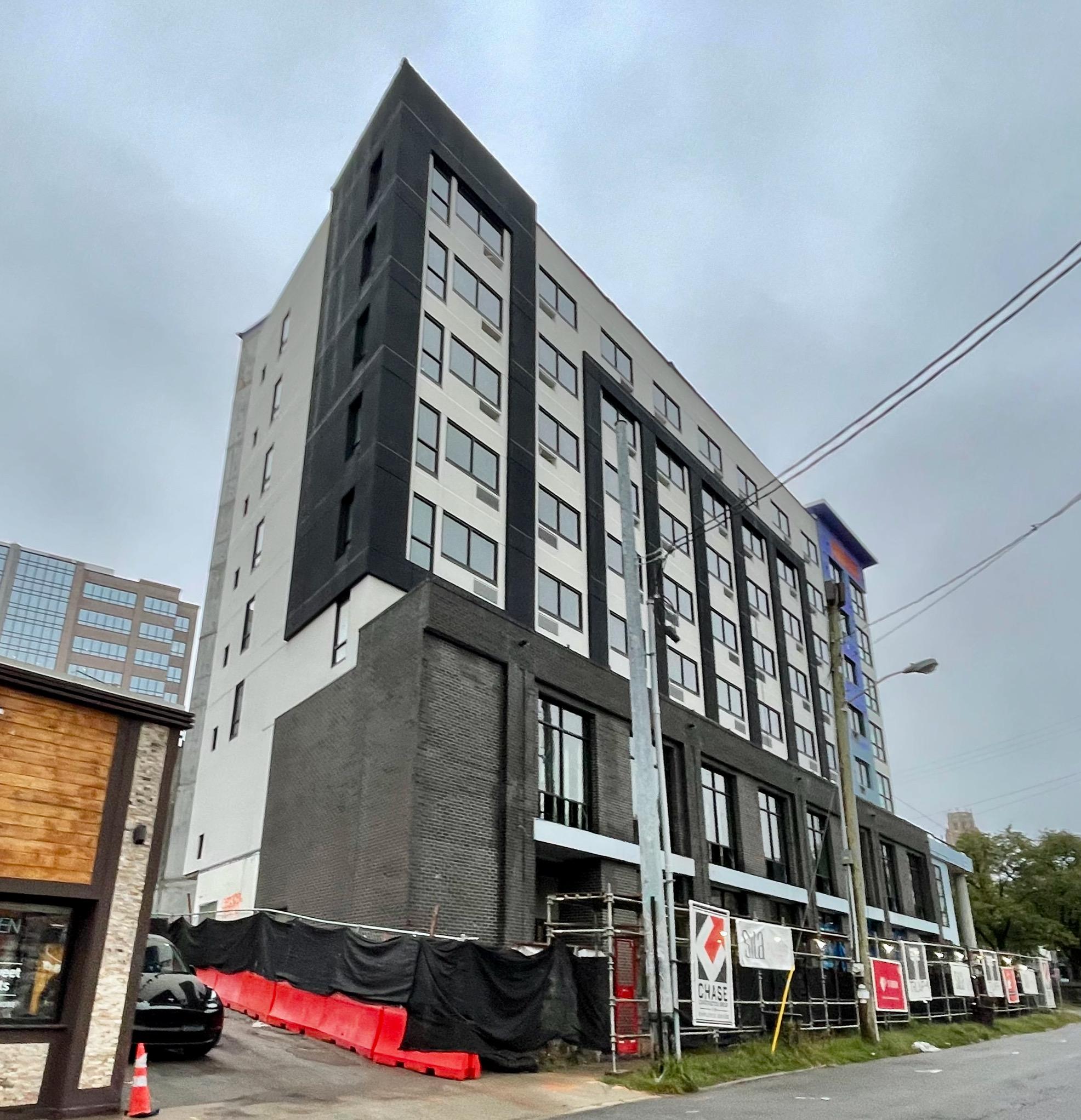 Elliston Place Holiday Inn Express, 8 stories, 184 rooms, internal ...