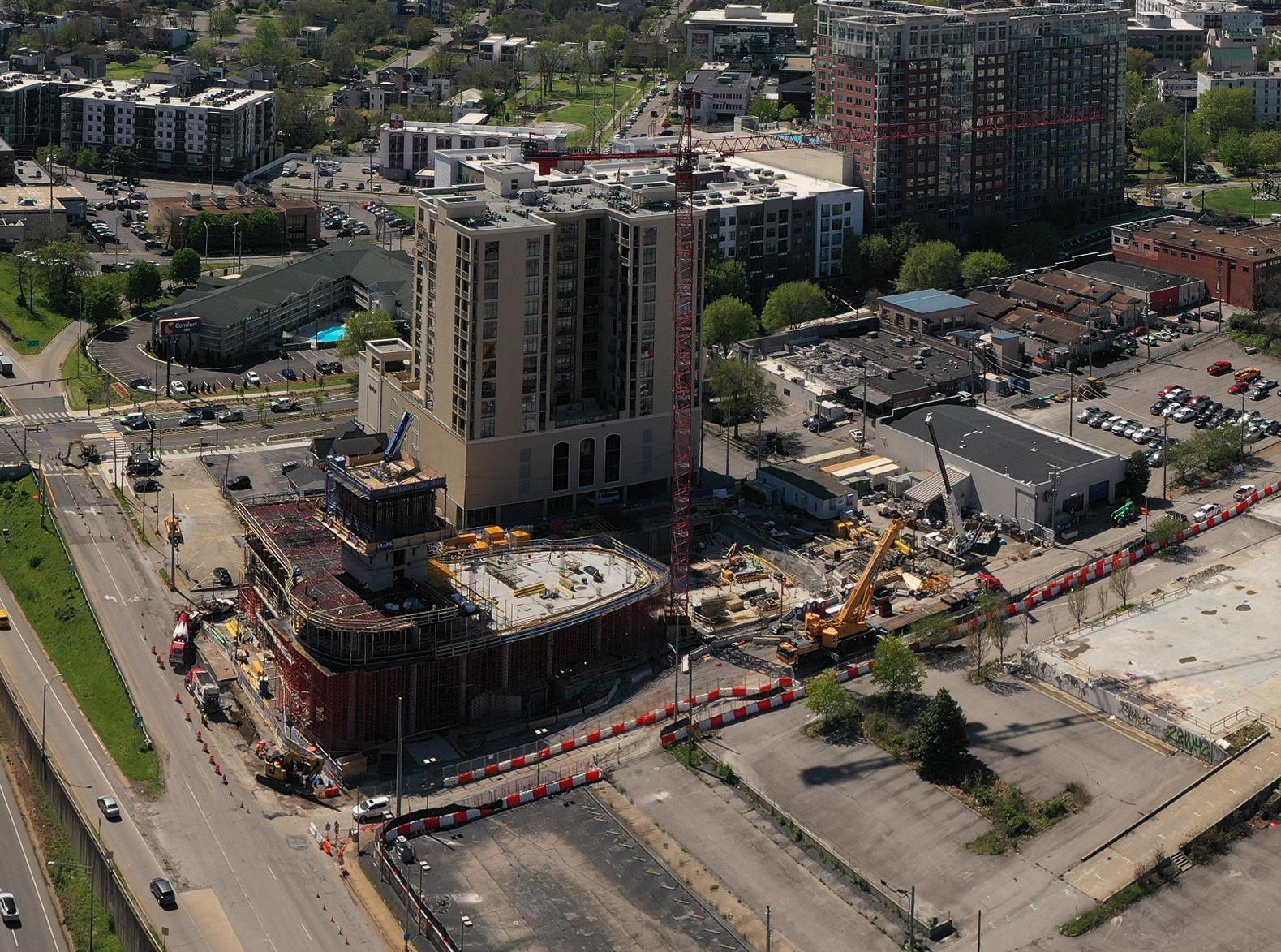 Albion Music Row (28 stories/340'/458 units and 20 stories/250'/392 ...