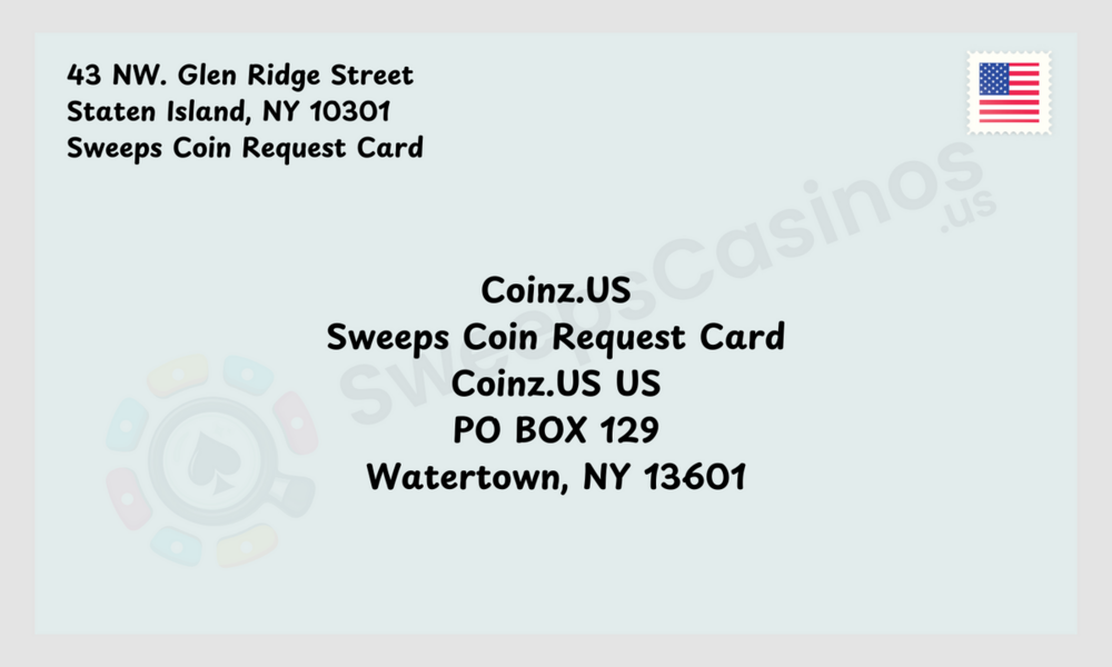 Coinz.us envelope write-in guide - How-to guides - SweepsCasinos.US Forum