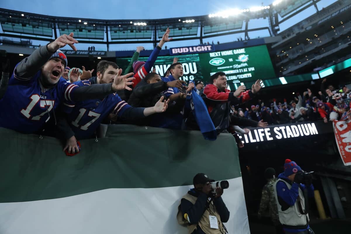 Bills Fans cheer their team - 2021 Buffalo Bills - Bills Fans