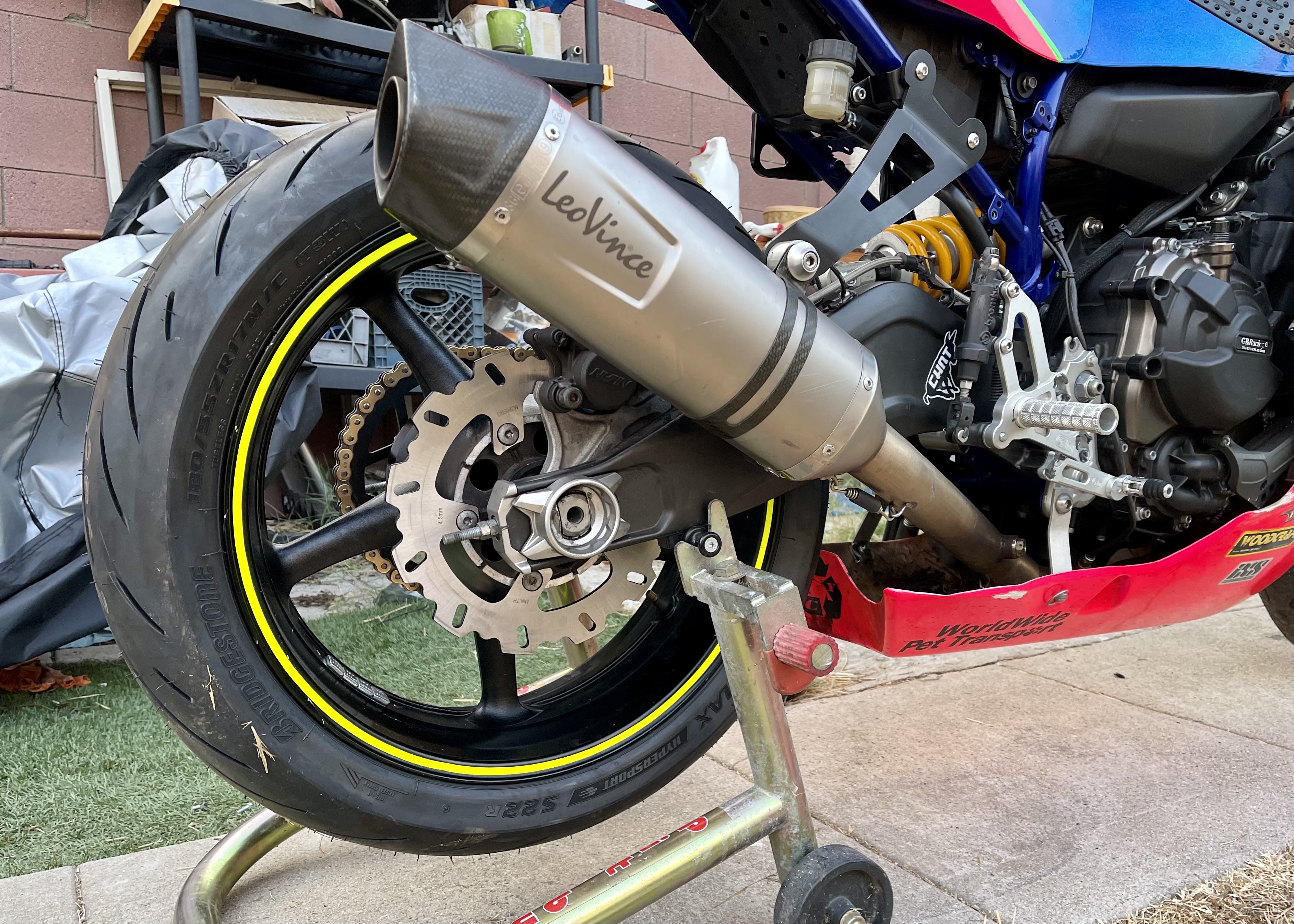 R6 Rear Wheel Conversion - Yamaha FZ-07 Tech Tips - The MT-07 Forum