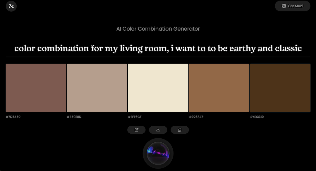 Cool AI Color Combination Generator for when your inspiration feels ...