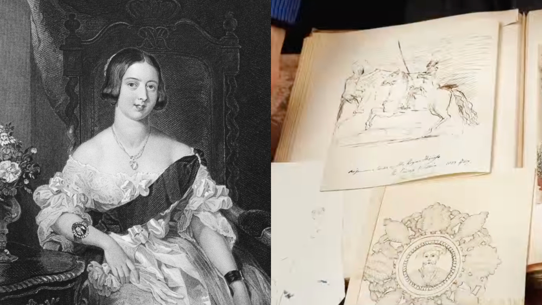 Queen Victoria's drawings from when she was a teenager take to auction ...