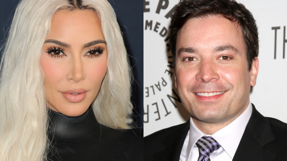 Kim Kardashian and Jimmy Fallon battle it out in hilarious Beats by Dr ...