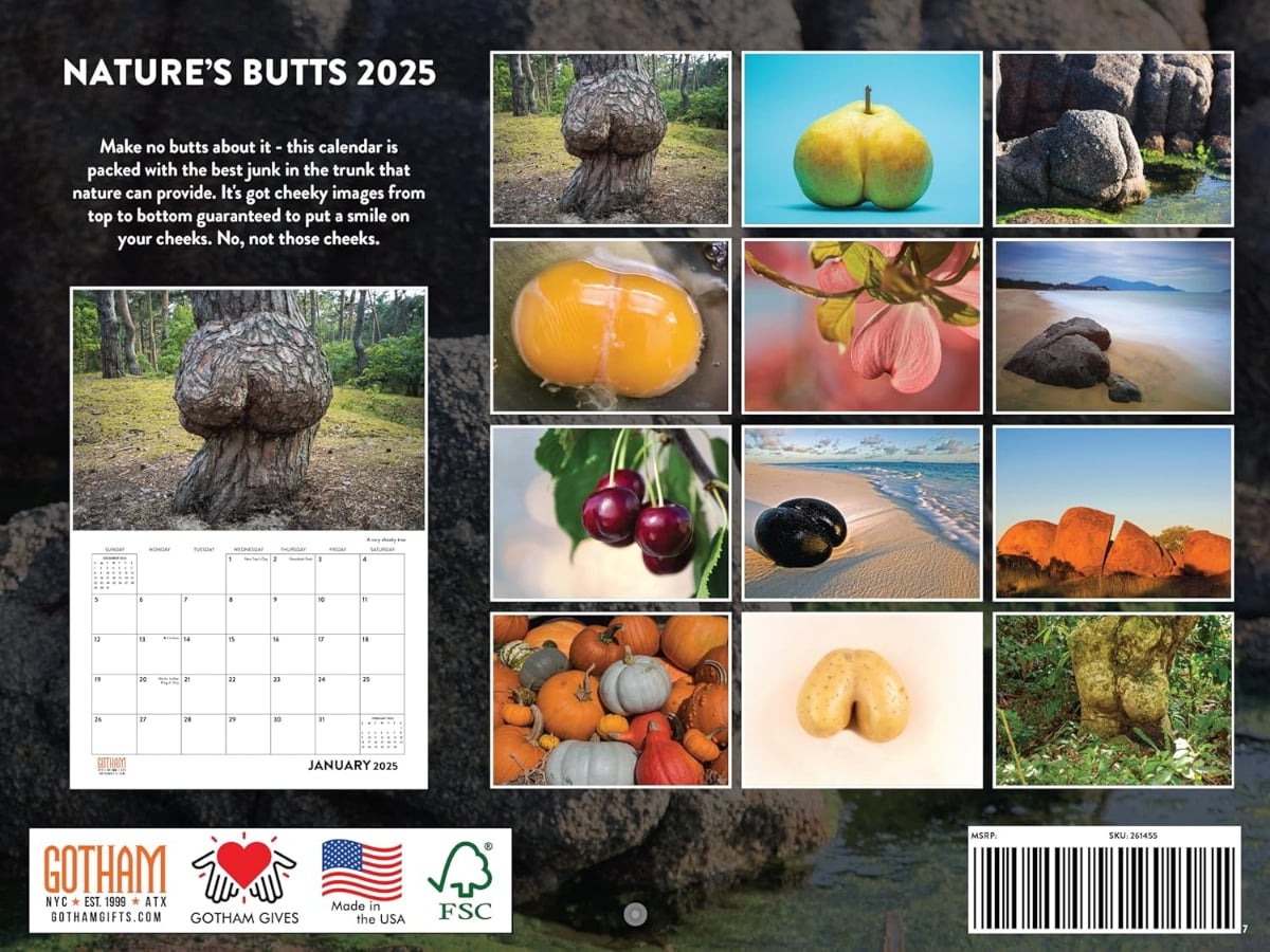 2025 Nature's Butts Calendar takes a whole year of cheeky charms from ...