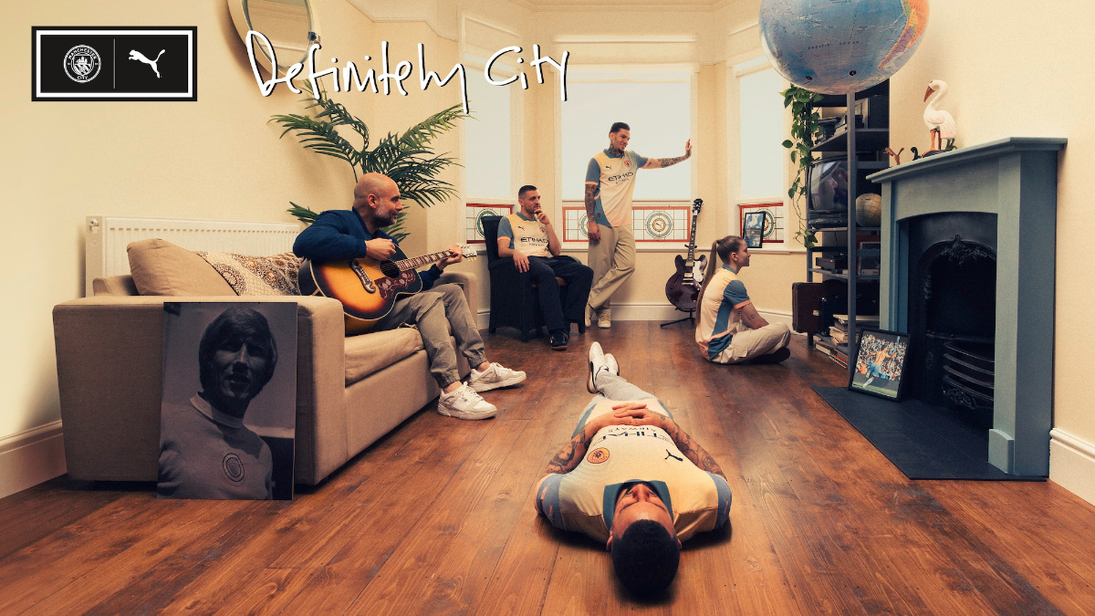 Manchester City and Puma unveil 'Definitely City' kit, co-designed by ...