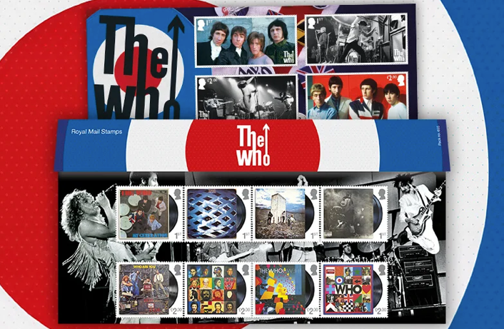 Legendary rock band 'The Who' celebrated by Royal Mail with 60th ...