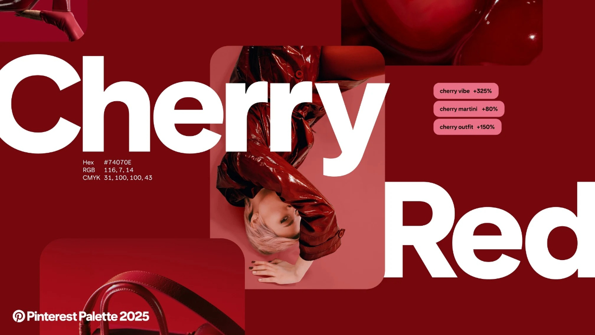 Pinterest unravels 2025 Palette showcasing color trends bringing ...