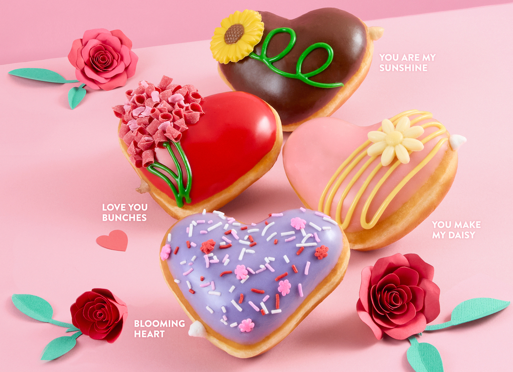 Krispy Kreme sprouts sweet love this Valentine's Day with 'Hearts in ...