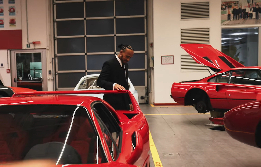 Lewis Hamilton makes Ferrari debut after 12 years with Mercedes ...