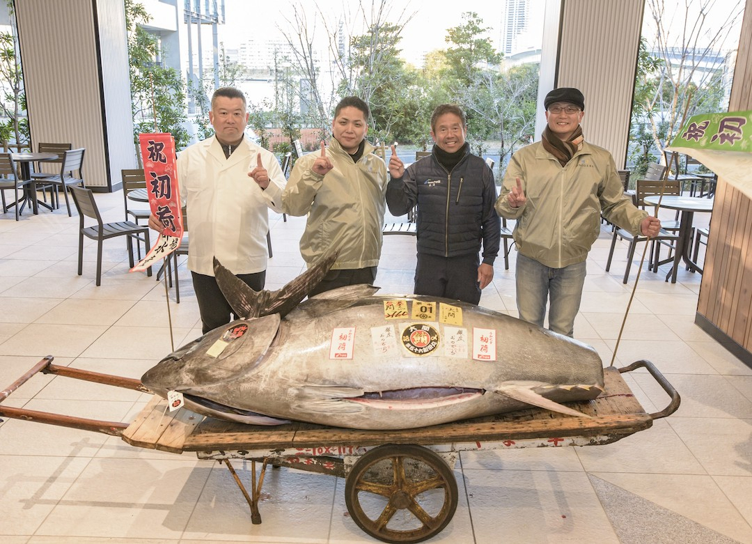 Motorcycle-sized tuna is sold to restaurants for eye-watering $1.3 ...