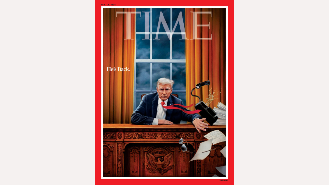 TIME subtly sends Biden off in cover for Donald Trump's second ...