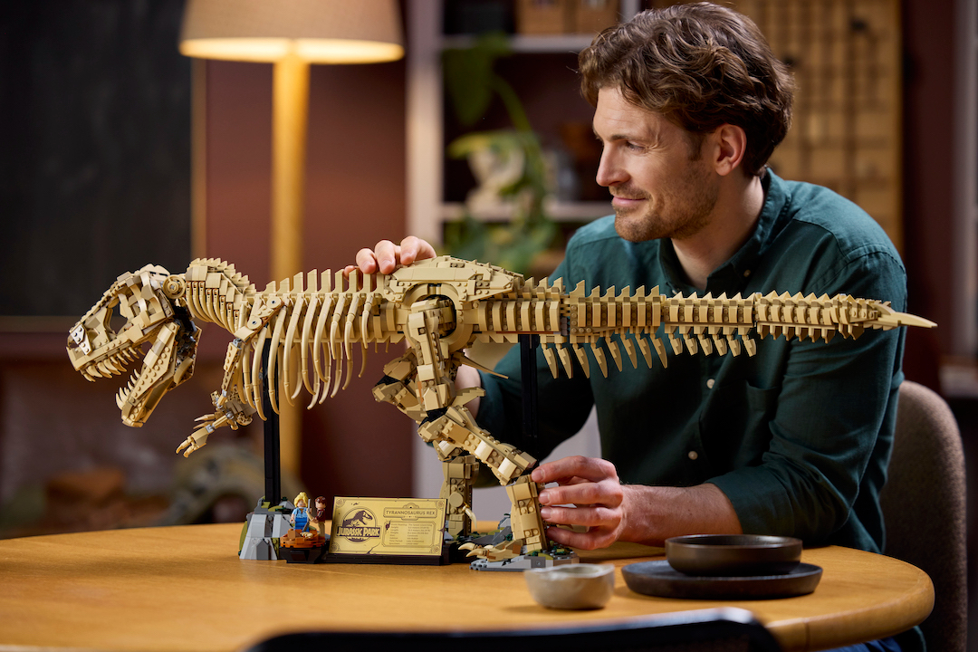LEGO digs deep with T. rex fossil model, its most ambitious 'Jurassic ...