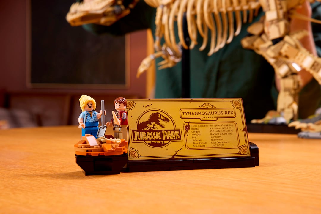 LEGO digs deep with T. rex fossil model, its most ambitious 'Jurassic ...