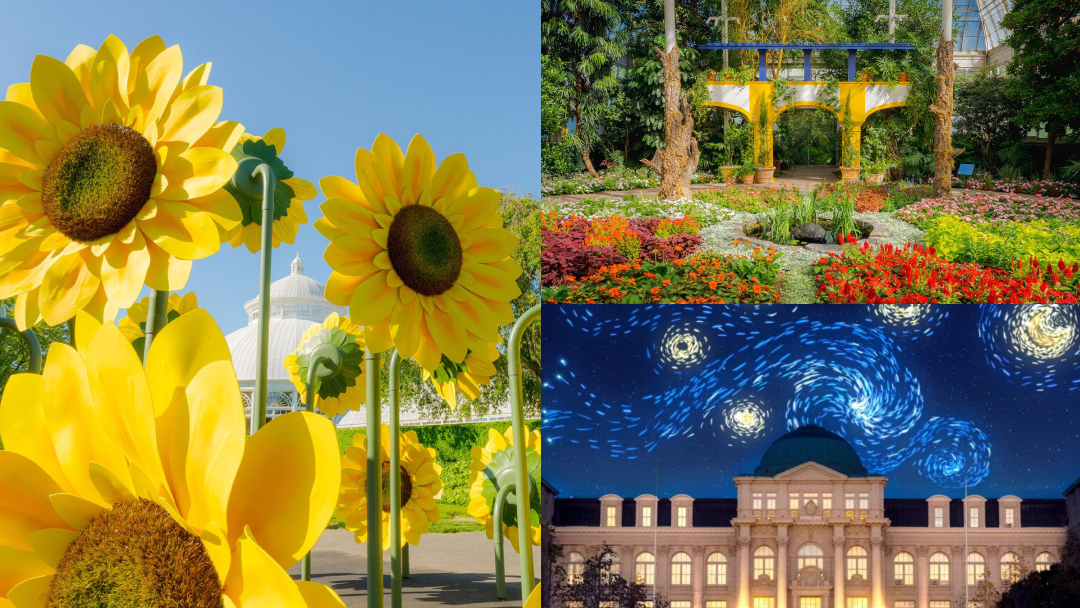 Van Gogh's brushstrokes are in full bloom at New York Botanical Garden ...