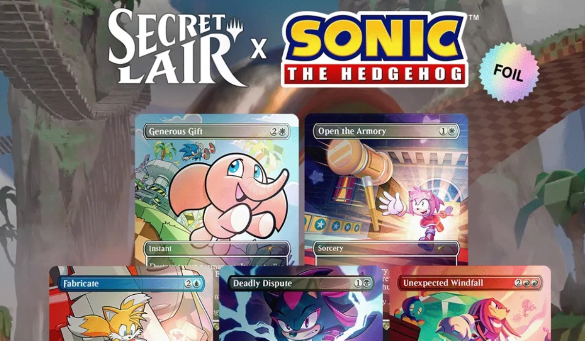Sonic the Hedgehog joins Magic: The Gathering in a special Secret Lair ...