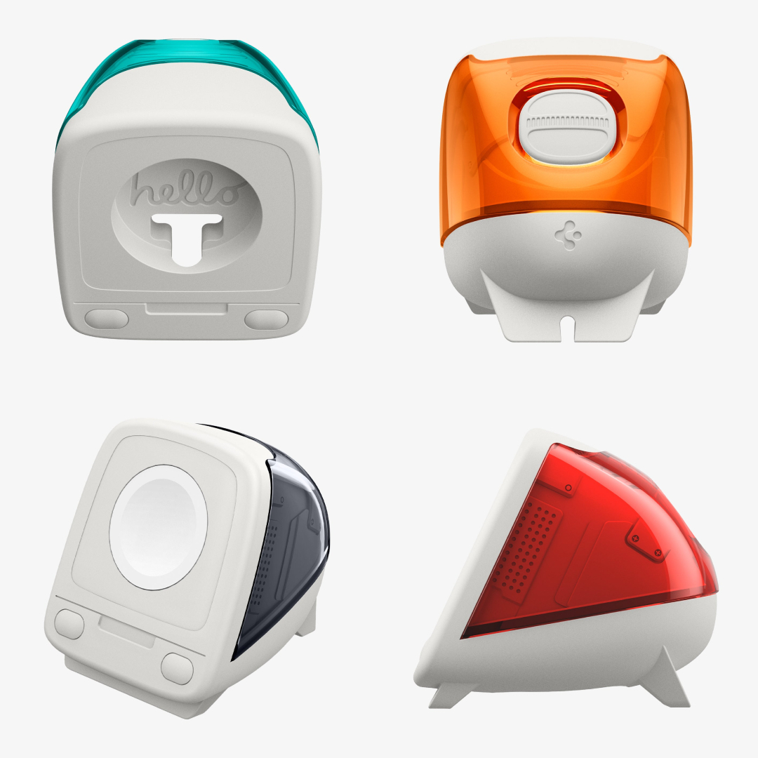 Spigen lets you charge your Apple Watch inside a mini 'iMac G3' with ...