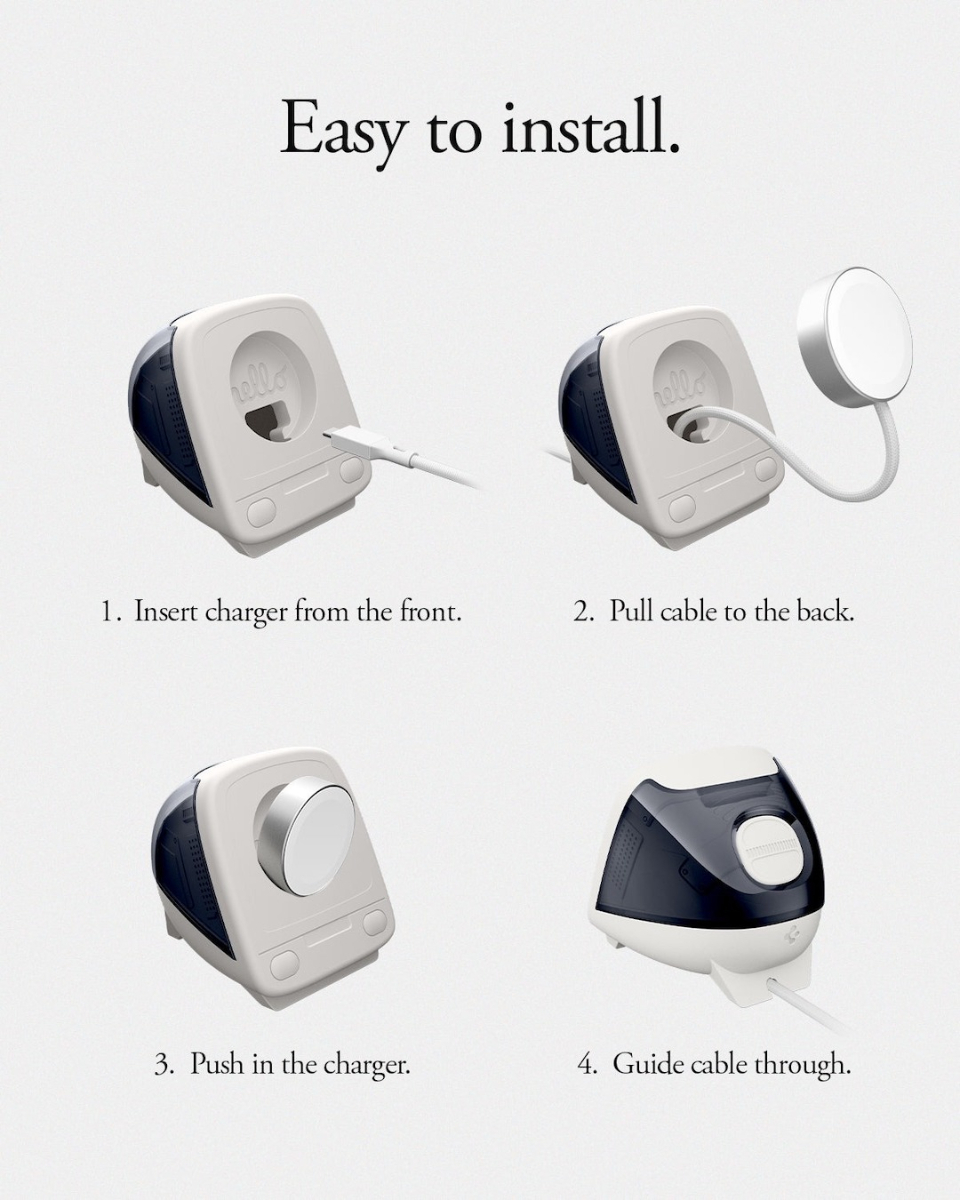 Spigen lets you charge your Apple Watch inside a mini 'iMac G3' with ...