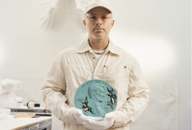Tiffany & Co. and Daniel Arsham reimagine the penny as an eroded vessel ...