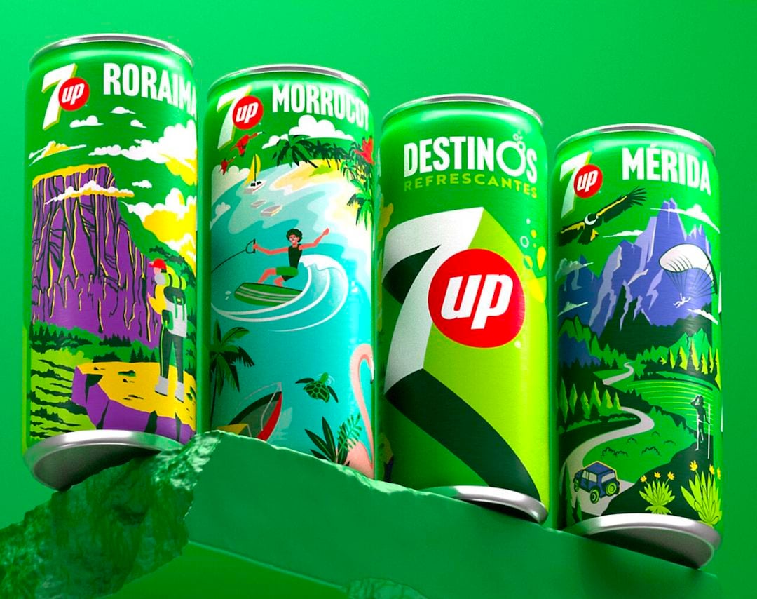 7-Up turns up the zest for adventure with natural highlights captured ...