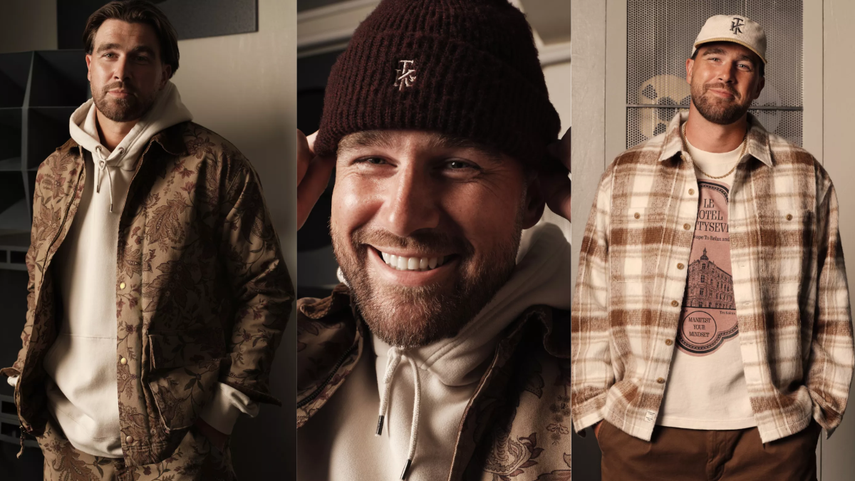 American Eagle unveils Travis Kelce-designed collection after Taylor ...