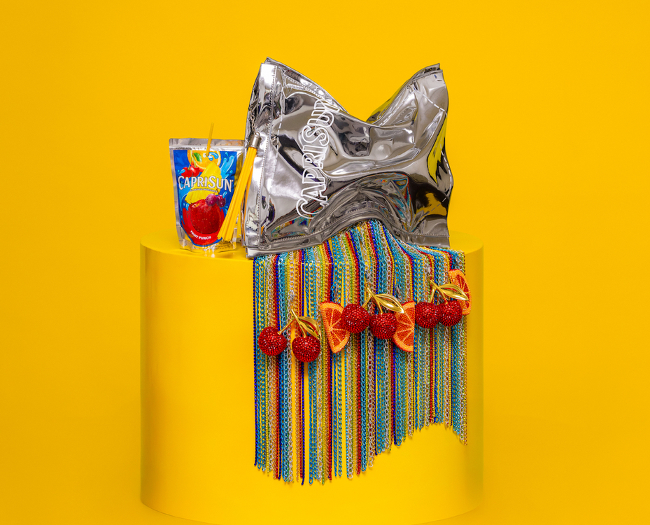 Capri Sun spills into New York Fashion Week's runway with Pouch Purse ...