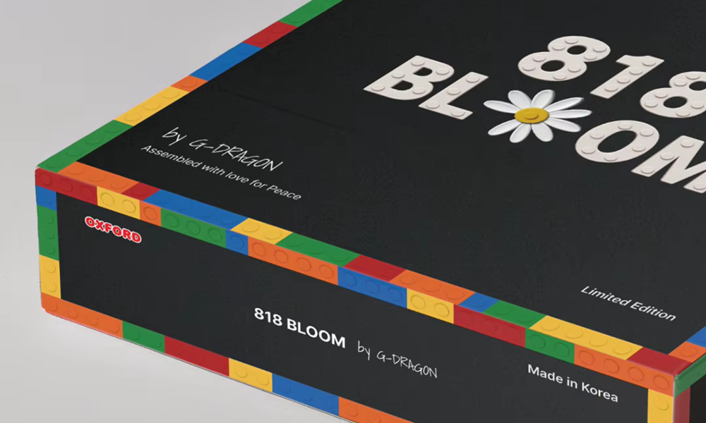 G-Dragon's PEACEMINUSONE '818 BLOOM' block set drops on Peace Day—and ...