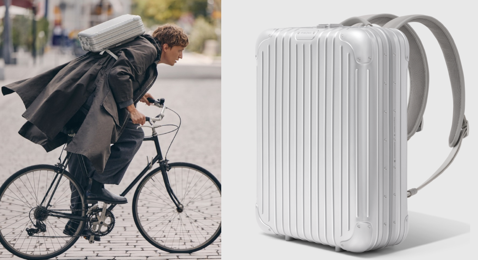 RIMOWA reimagines luggage as its first aluminum backpack, truly having ...