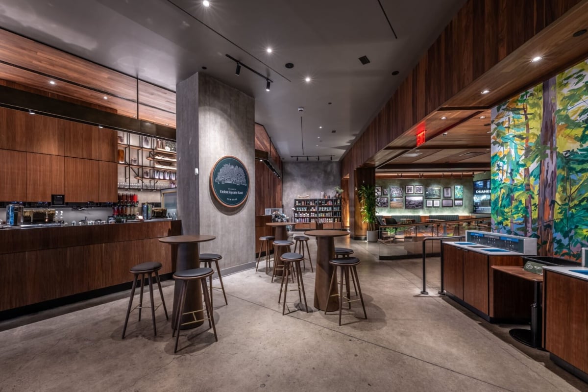 Starbucks debuts 'uplifted,' Venti-sized 'coffeehouse of the future ...