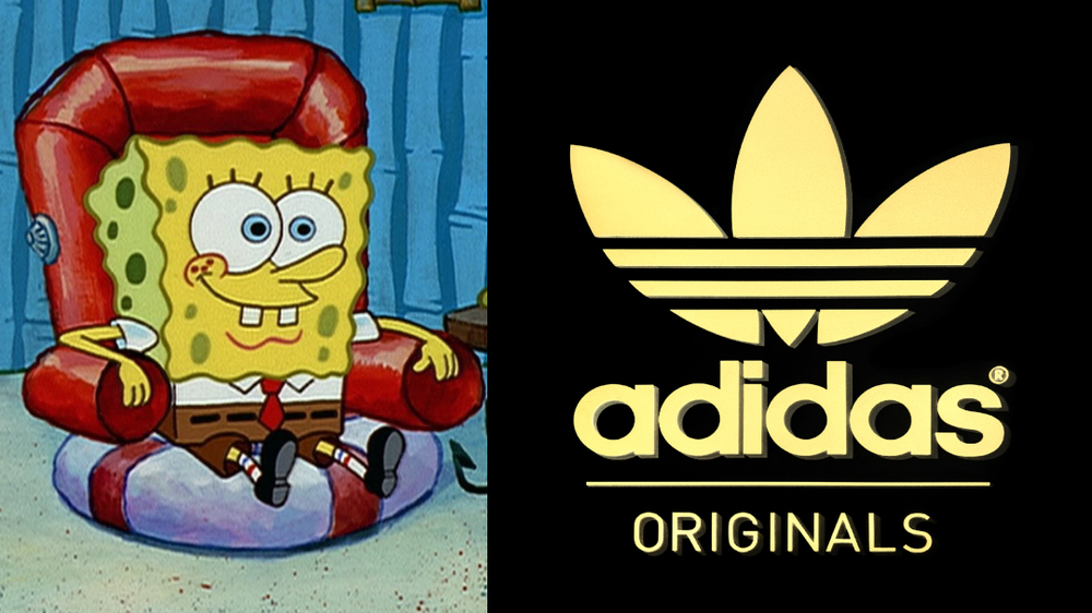 Adidas floats SpongeBob SquarePants' iconic dress shoes onto land in ...