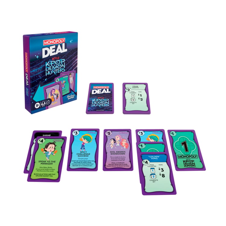 Hasbro levels up with Netflix as 'MONOPOLY Deal: KPop Demon Hunters ...