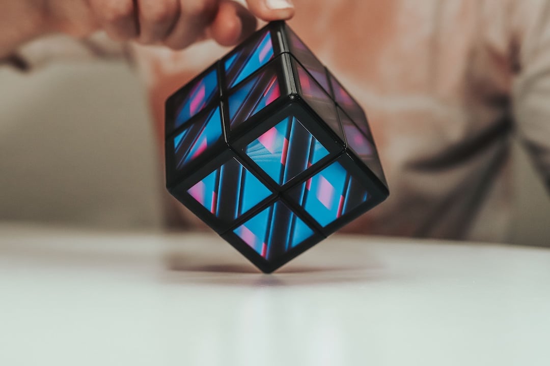 Rubik's twists out cube with apps & LCD screens for utility & double ...