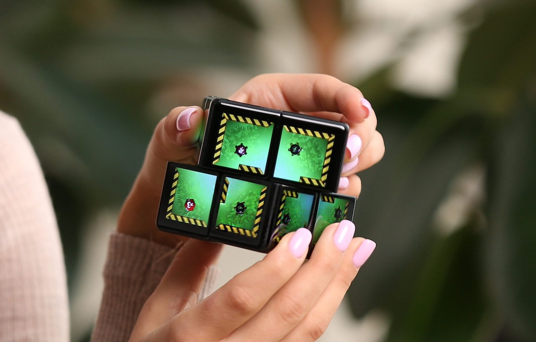 Rubik's twists out cube with apps & LCD screens for utility & double ...