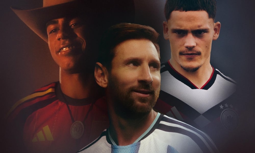 Adidas puts Lionel Messi in a bowling alley and Lamine Yamal on a bull ...