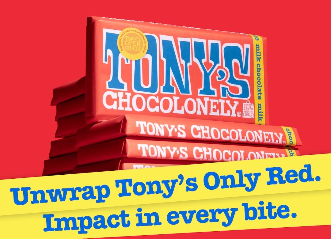 PANTONE crafts Tony's Chocolonely's official color, verifying the ...