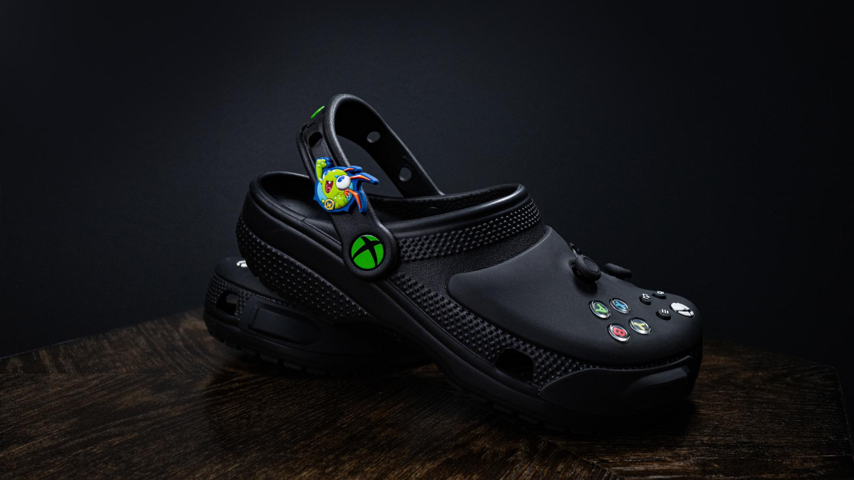 Xbox matches with Crocs for clogs that look like wearable controllers ...
